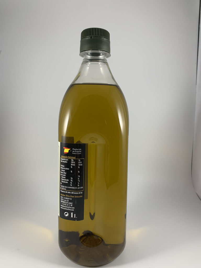 Botella PET 1 litro (12 ud.) – Aceites Útica